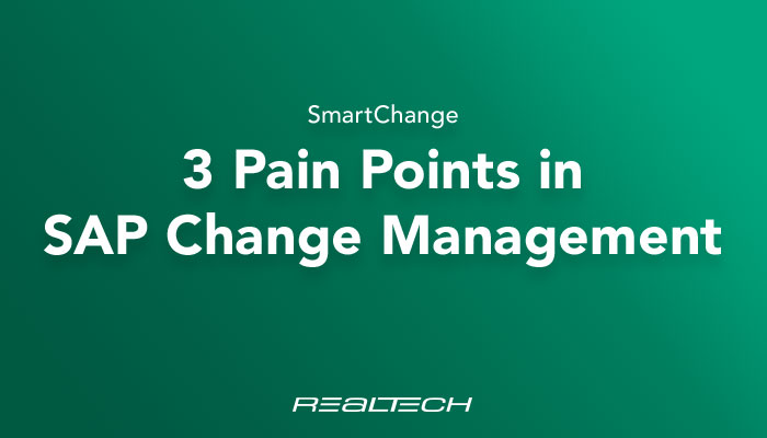 3 Pain Points im SAP Change Management