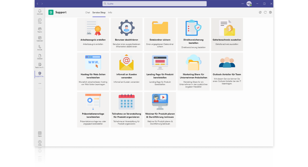 SmartITSM | Ticketing & Service Integration für MS Teams