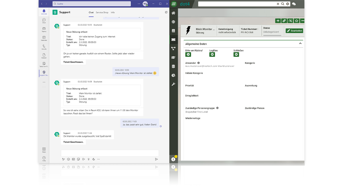 SmartITSM | Ticketing & Service Integration für MS Teams